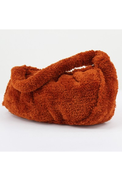 Peluş Pelush Turuncu Kürk Kumaş El Yapımı Handmate Omuz Elçantası Peluş Pelush Turuncu Kürk Kumaş El Yapımı Handmate Omuz Elçantası