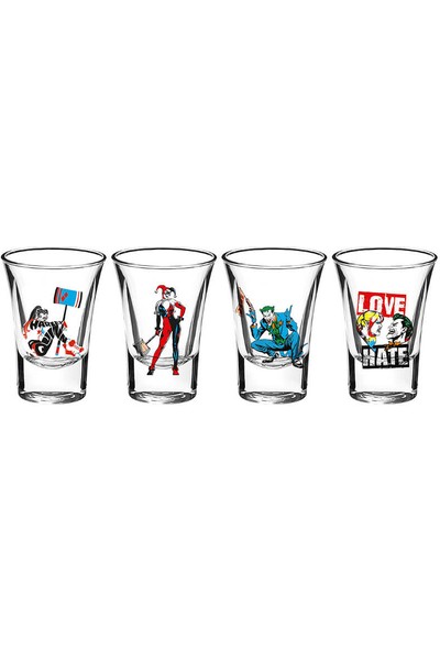 Go İthalat Harley Quinn Mini Bardak Seti