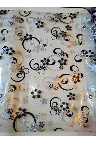 Polset Şefaf Masa Örtüsü 120x160cm 1.8mm Pvc Masa Örtüsü Desenli Koruyuc Polset Şefaf Masa Örtüsü 120x160cm 1.8mm Pvc Masa Örtüsü Desenli Koruyuc