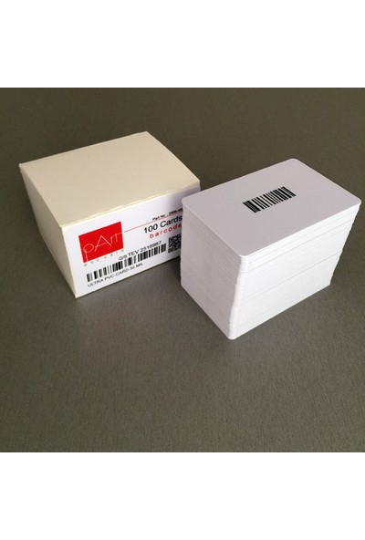 Part Barkod Baskılı Termal Pvc Kart 100 Adet