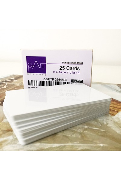 Part Pvc Beyaz Mi-Fare Termal Kart 25 Adet Part Pvc Beyaz Mi-Fare Termal Kart 25 Adet