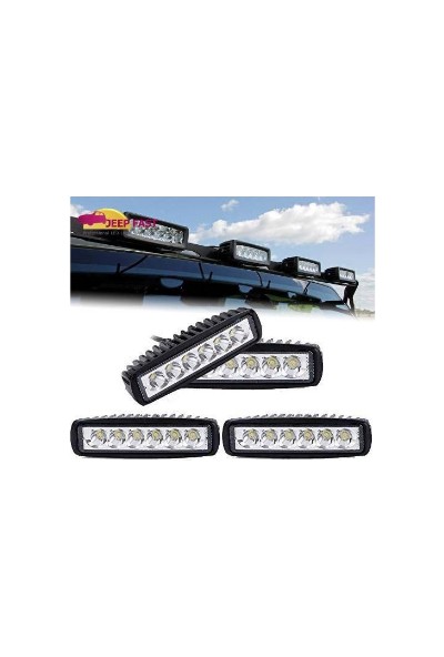 TeknoClub 6 Ledli 18W Metal Kasalı Off Road Gündüz Farı Sis Farı Lambası TeknoClub 6 Ledli 18W Metal Kasalı Off Road Gündüz Farı Sis Farı Lambası