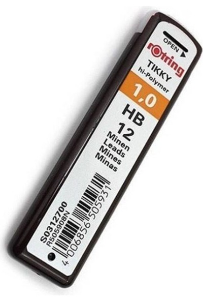 Rotring Min Hi-Polymer Hb 0.9 mm S0312700 Rotring Min Hi-Polymer Hb 0.9 mm S0312700