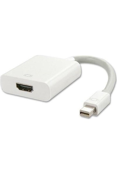 Class Mini Display To HDMI Kablo 15 cm Beyaz Çevirici Kablo Class Mini Display To HDMI Kablo 15 cm Beyaz Çevirici Kablo