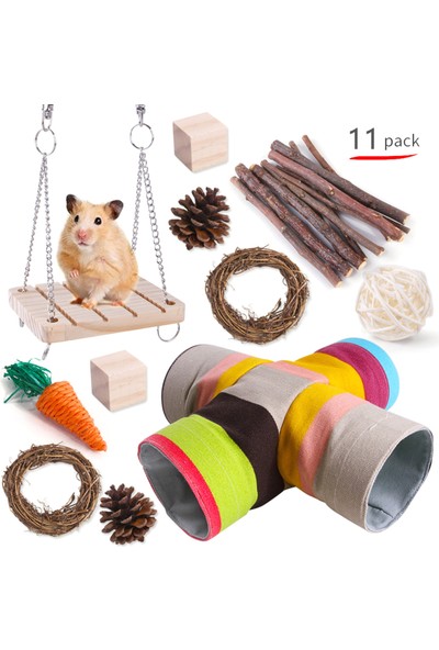 Beauty Life Sınır Ötesi Yeni Hamster Oyuncak Seti Evcil Tavşan (Yurt Dışından)