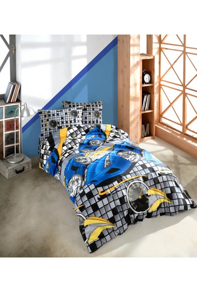 Via Home Arabalar Pamuklu Nevresim Seti Via Home Arabalar Pamuklu Nevresim Seti