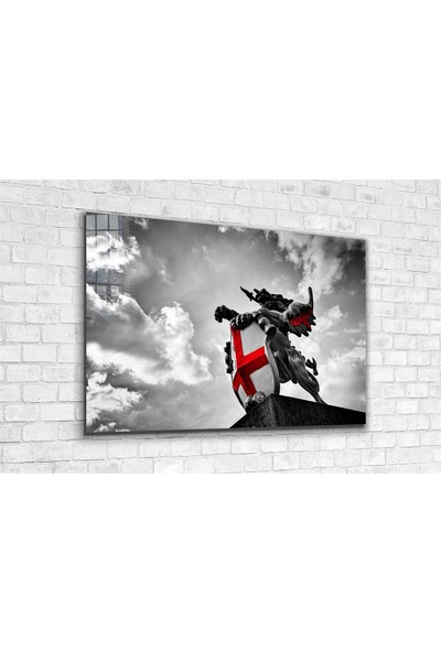 Decobulvar DCHCA0321 - Cam Baskı Tablo / Saint Georges And The Dragon