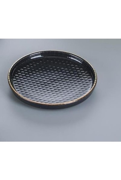 Acar Nordic Siyah Stoneware 6 Lı 20 cm Yuvarlak Tabak 0496 Acar Nordic Siyah Stoneware 6 Lı 20 cm Yuvarlak Tabak 0496