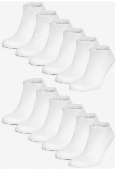 Mem Socks 12'li Dikişsiz Kısa Spor Çorap 47-49 Numara Mem Socks 12'li Dikişsiz Kısa Spor Çorap 47-49 Numara