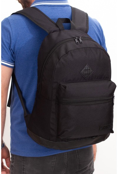Unisex Siyah Laptop Günlük Sırt Çantası