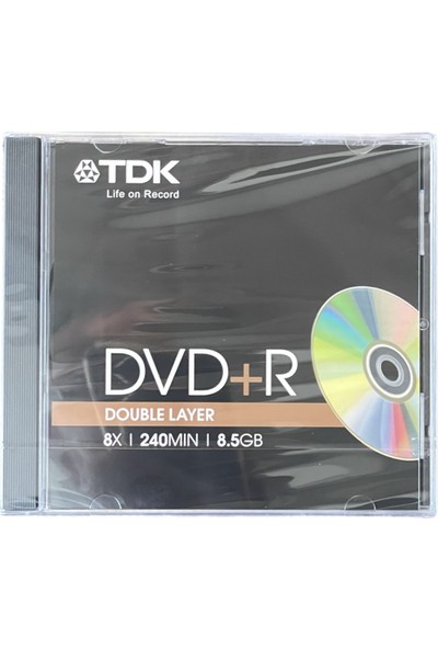 Tdk Dvd+R Dl Double Layer 8.5 GB 1 Li Jewel 8 x Tdk Dvd+R Dl Double Layer 8.5 GB 1 Li Jewel 8 x
