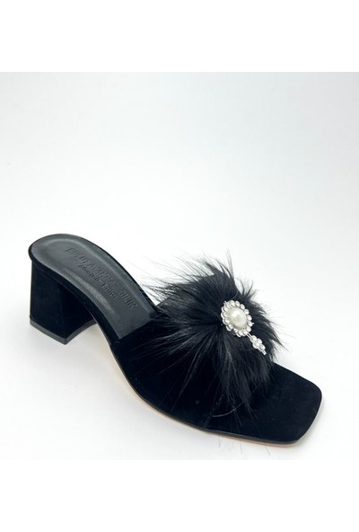Bulut Ayakkabı Siyah Kadın Incili Gelin Çeyiz Bohça Ev Terlik - Siyah - 37 Bulut Ayakkabı Siyah Kadın Incili Gelin Çeyiz Bohça Ev Terlik - Siyah - 37