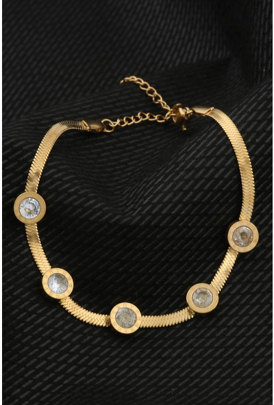 Livs Accessories Çelik Bileklik Altın Kaplama Livs ÇE-07-0116