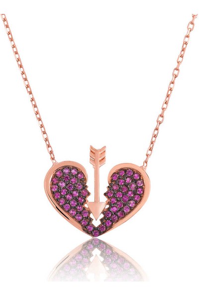 Noctis Gümüş Kalpli Ok Kadın Kolye Noctis Gümüş Kalpli Ok Kadın Kolye