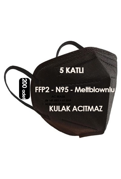 Hymed TOPTAN-FFP2-N95- Fabrika Satış Mağazasından Toptan Fiyatına Perakende N95 Maske - Mükemmel Kalite - 20 Kutu - 200 Adet - Siyah Hymed TOPTAN-FFP2-N95- Fabrika Satış Mağazasından Toptan Fiyatına Perakende N95 Maske - Mükemmel Kalite - 20 Kutu - 200 Adet - Siyah