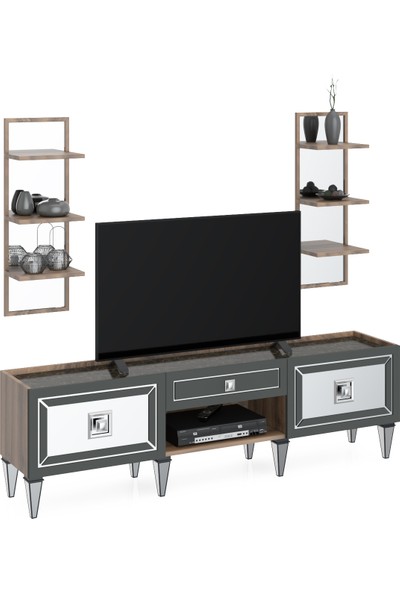 Abre VM-519 Antrasit Gri Tv Ünitesi