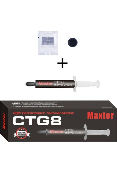 Maxtor Orjinal Maxtor CTG8E 4 gr 12,8 W/m.k Termal Macun Maxtor Orjinal Maxtor CTG8E 4 gr 12,8 W/m.k Termal Macun