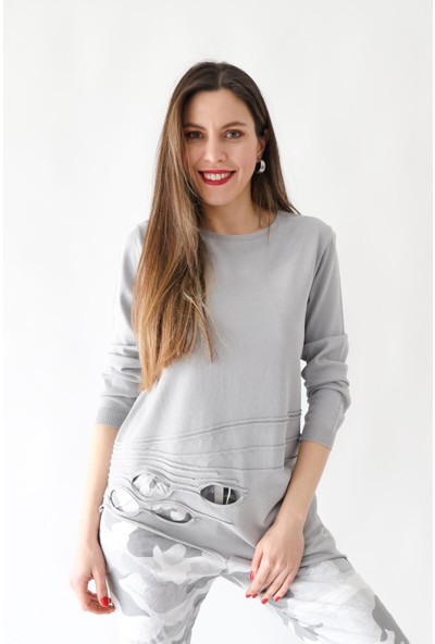 Butik Suat Etek Ucu Detay Bluz