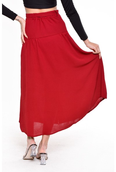 By Piera Boydan Düğmeli Kemerli Aerobin Etek 209 By Piera Boydan Düğmeli Kemerli Aerobin Etek 209