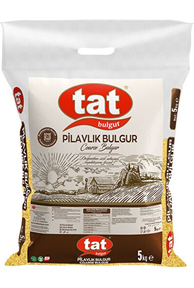 Tat Pilavlık Bulgur 5 kg Çuval Tat Pilavlık Bulgur 5 kg Çuval