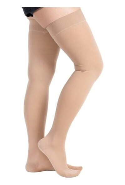 Arch Varıs Çorabı Diz Üstü Silikonlu Burnu Kapalı