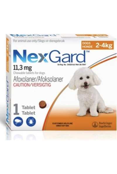 Nexgard2-4 kg Köpekler Için Çiğnenebilir Praziter Tablet 1 Kutu 3 Tablet Nexgard2-4 kg Köpekler Için Çiğnenebilir Praziter Tablet 1 Kutu 3 Tablet