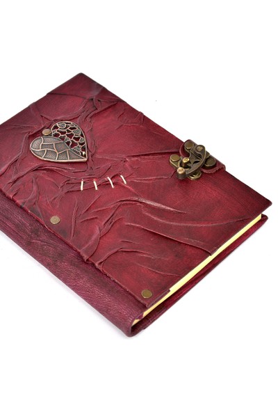 HATASAN Hakiki Deri Şamua Kağıt Kalp Eskitme El Yapımı Hediyelik Anı Günlük Ajanda Defter HATASAN Hakiki Deri Şamua Kağıt Kalp Eskitme El Yapımı Hediyelik Anı Günlük Ajanda Defter