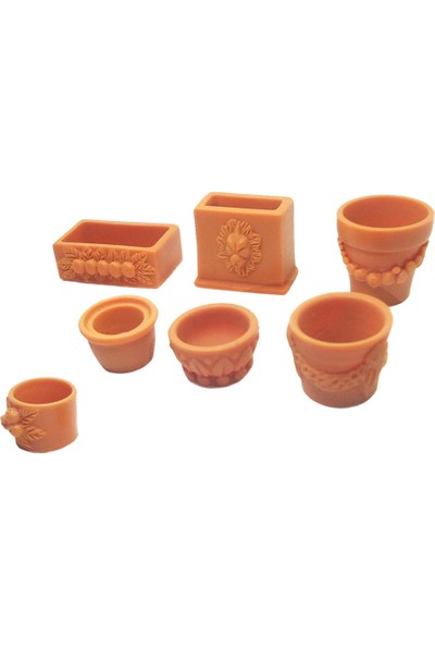 Lovoski 7 Adet Mini Plastik Oyma Bonsai Saksı 1:12 Dollhouse Minyatür (Yurt Dışından) Lovoski 7 Adet Mini Plastik Oyma Bonsai Saksı 1:12 Dollhouse Minyatür (Yurt Dışından)