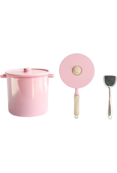 Lovoski 3 Adet Minyatür Yüksek Pot Pan Dollhouse Öğrenme Dollhouse Mobilya Çocuklar Için Pembe (Yurt Dışından) Lovoski 3 Adet Minyatür Yüksek Pot Pan Dollhouse Öğrenme Dollhouse Mobilya Çocuklar Için Pembe (Yurt Dışından)