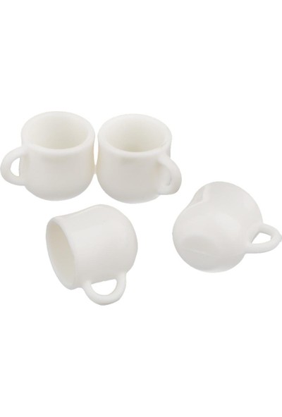 Lovoski Bebek Evi Minyatür Beyaz Kahve Su Çay Bardağı 1/12 Ölçekli Yemek Gereçleri (Yurt Dışından)