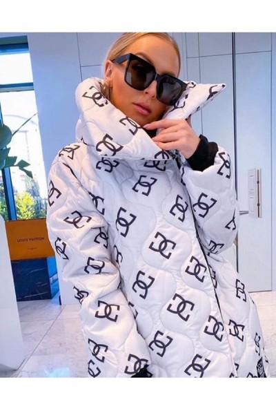 Butik Kraliyeti Beyaz Mont