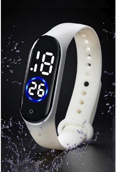 Watch Art Polo Watchart Silikon Kordon Dokunmatik LED Unisex Kol Saati PWAD00057