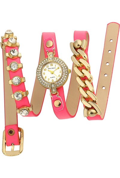 Spectrum Deri Kordon Dolamalı Kadın Kol Saati W154512