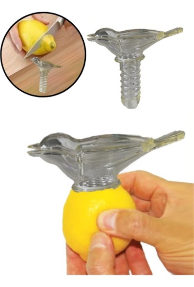 Roseroi Kuş Modelli Sıkacak Limon Sıkacağı Limon Sıkma Aparatı Aleti