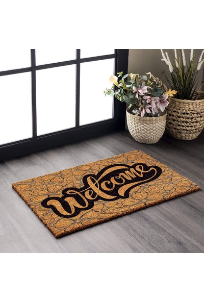 Decovetro Paspas Welcome Home Desenli Kapı Önü Paspası