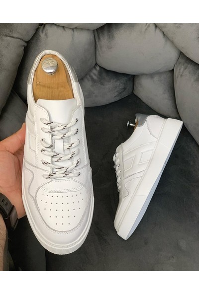 Itallano 4719 Hakiki Deri Beyaz Erkek Sneaker Ayakkabı Itallano 4719 Hakiki Deri Beyaz Erkek Sneaker Ayakkabı