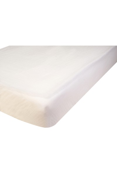 S&r Müslin Bebek&çocuk Lastikli Çarşaf Beyaz