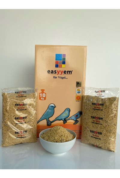 Easy Yem Easyyem Mozaik ve Beyaz Kanaryalar Için Yumurta Maması (1kg) Easy Yem Easyyem Mozaik ve Beyaz Kanaryalar Için Yumurta Maması (1kg)