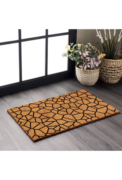 Decovetro Paspas Geometrik Desenli Kapı Önü Paspası