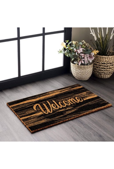 Decovetro Paspas Welcome Desenli Kapı Önü Paspası