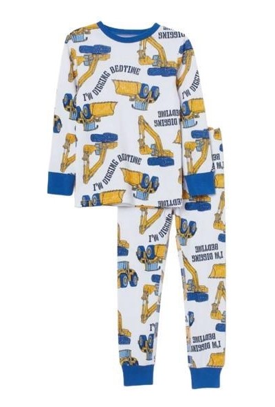 Sea Bubbles Kepçeli Slim Organik Pijama Takımı