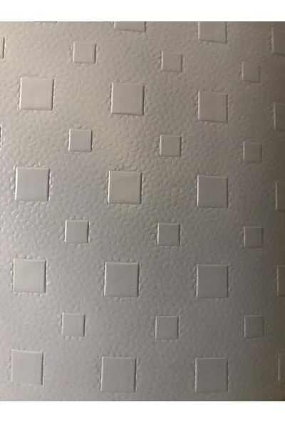 Net Oto Zemin Kaplama 2m x 6m Dama Desenli Pvc Oto Yer Döşemesi Gri