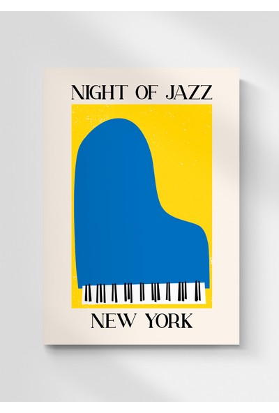 Art House Collective Night Of Jazz Poster - Tablo Ölçülerinde Yüksek Çözünürlükte ve Çerçevesiz Poster Art House Collective Night Of Jazz Poster - Tablo Ölçülerinde Yüksek Çözünürlükte ve Çerçevesiz Poster