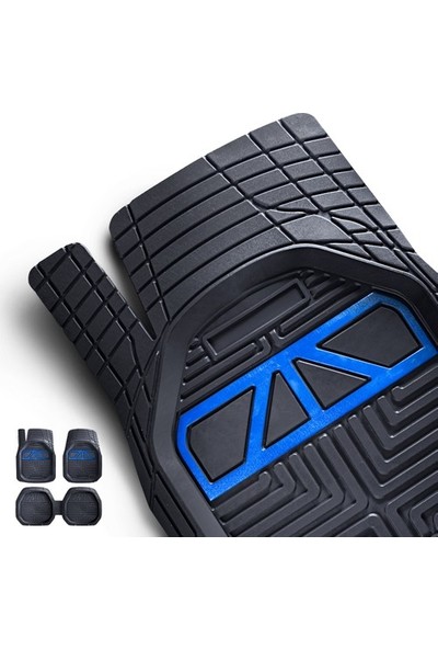 Wagell Hunter Kromlu Siyah / Mavi Audi A5 Sportback 2009 ve Sonrası Uyumlu Paspas Wagell Hunter Kromlu Siyah / Mavi Audi A5 Sportback 2009 ve Sonrası Uyumlu Paspas