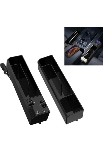 SZYKD Araba Koltuk Saklama Kutusu ile Kablo Araba USB Şarj Cihazı, Stil: 2-Wire + Saklama Kutusu (Yurt Dışından) SZYKD Araba Koltuk Saklama Kutusu ile Kablo Araba USB Şarj Cihazı, Stil: 2-Wire + Saklama Kutusu (Yurt Dışından)