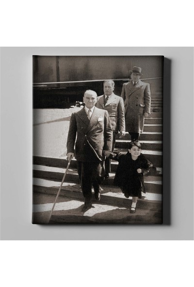 Fotolyo Atatürk Portresi Kanvas Tablo - Ofis & Ev - Her Mekana Uygun Fotolyo Atatürk Portresi Kanvas Tablo - Ofis & Ev - Her Mekana Uygun