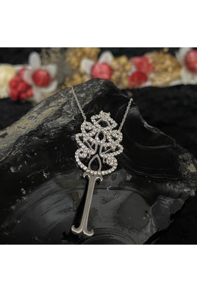 Sima Silver Gümüş Ya Vedud Yazılı Kadın Kolye