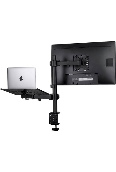 ally mobile 15 - 27 İnç Ayarlanabilir Mekanik Laptop Standı ve Monitör Tutucu ally mobile 15 - 27 İnç Ayarlanabilir Mekanik Laptop Standı ve Monitör Tutucu