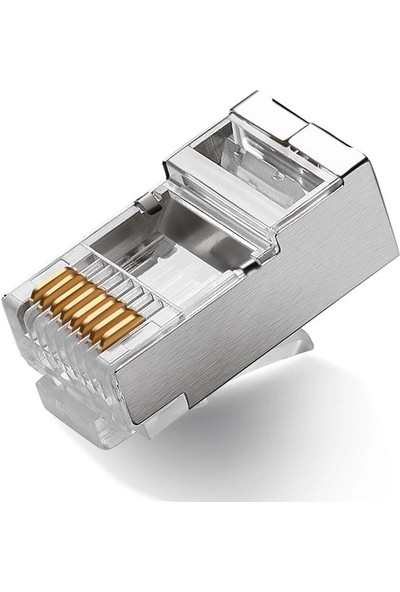 Ancheyn Metal RJ45 Cat5 Jak Uç Lan Ethernet Network Adsl Seti 100ADET 4221 Ancheyn Metal RJ45 Cat5 Jak Uç Lan Ethernet Network Adsl Seti 100ADET 4221