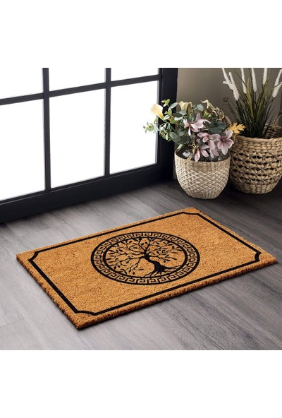 Decovetro Paspas Hayat Ağacı Desenli Kapı Önü Paspası